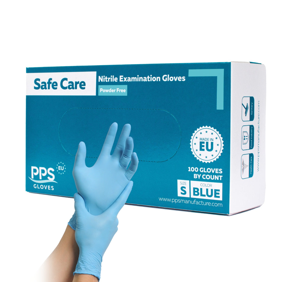 Safe Care – PPS blaue Nitril Untersuchungshandschuhe kaufen ...